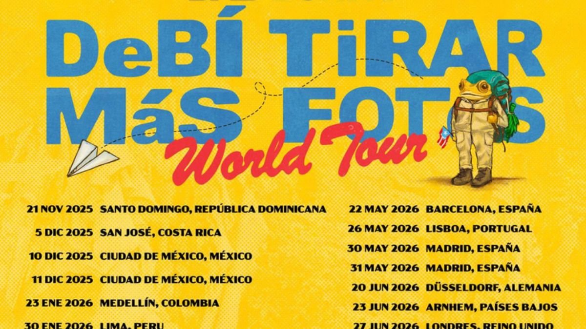 Bad Bunny regresa a Colombia: Medellín será la única parada del DMTF ...